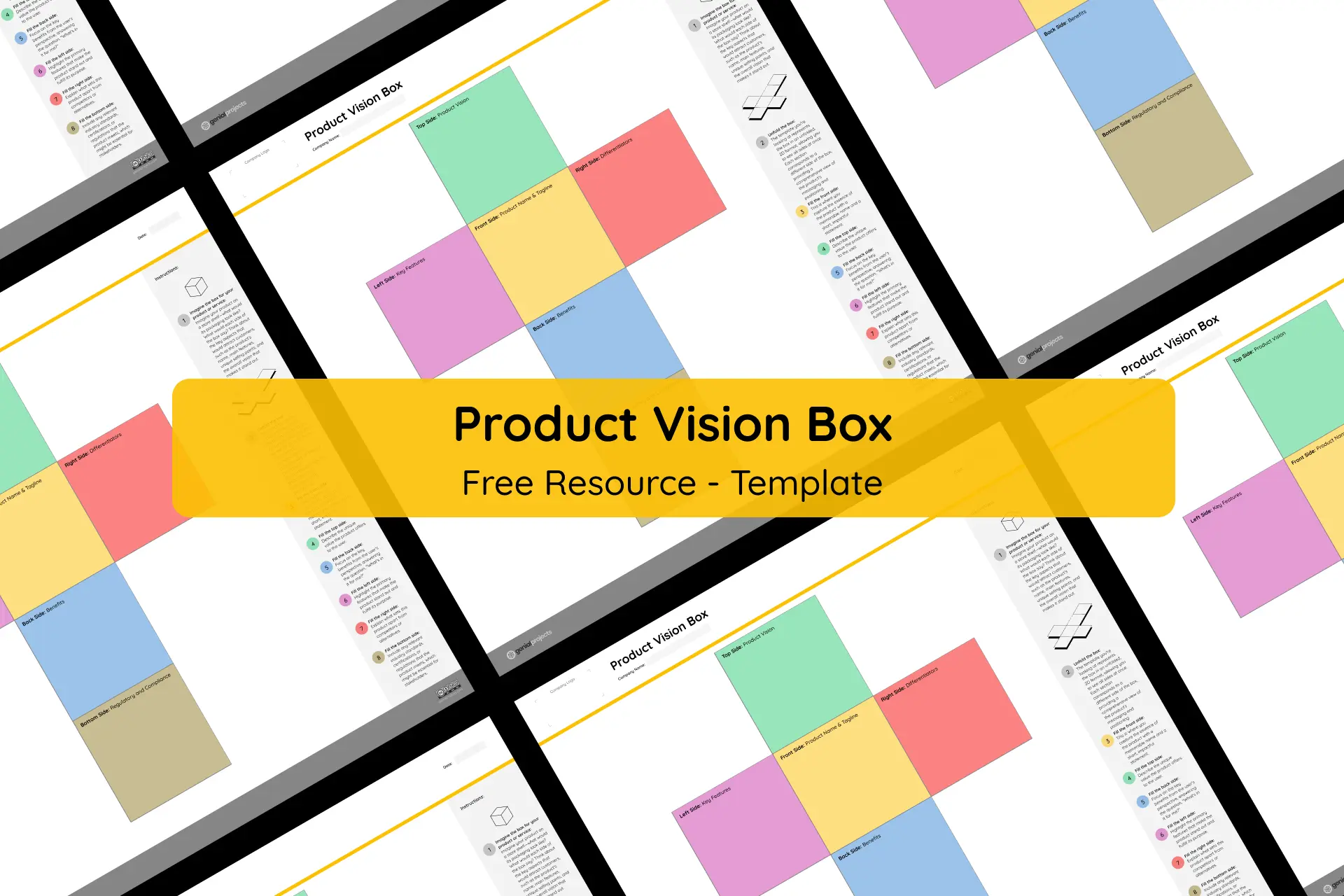 Plantilla de Caja de Visión del Producto | Genialprojects
