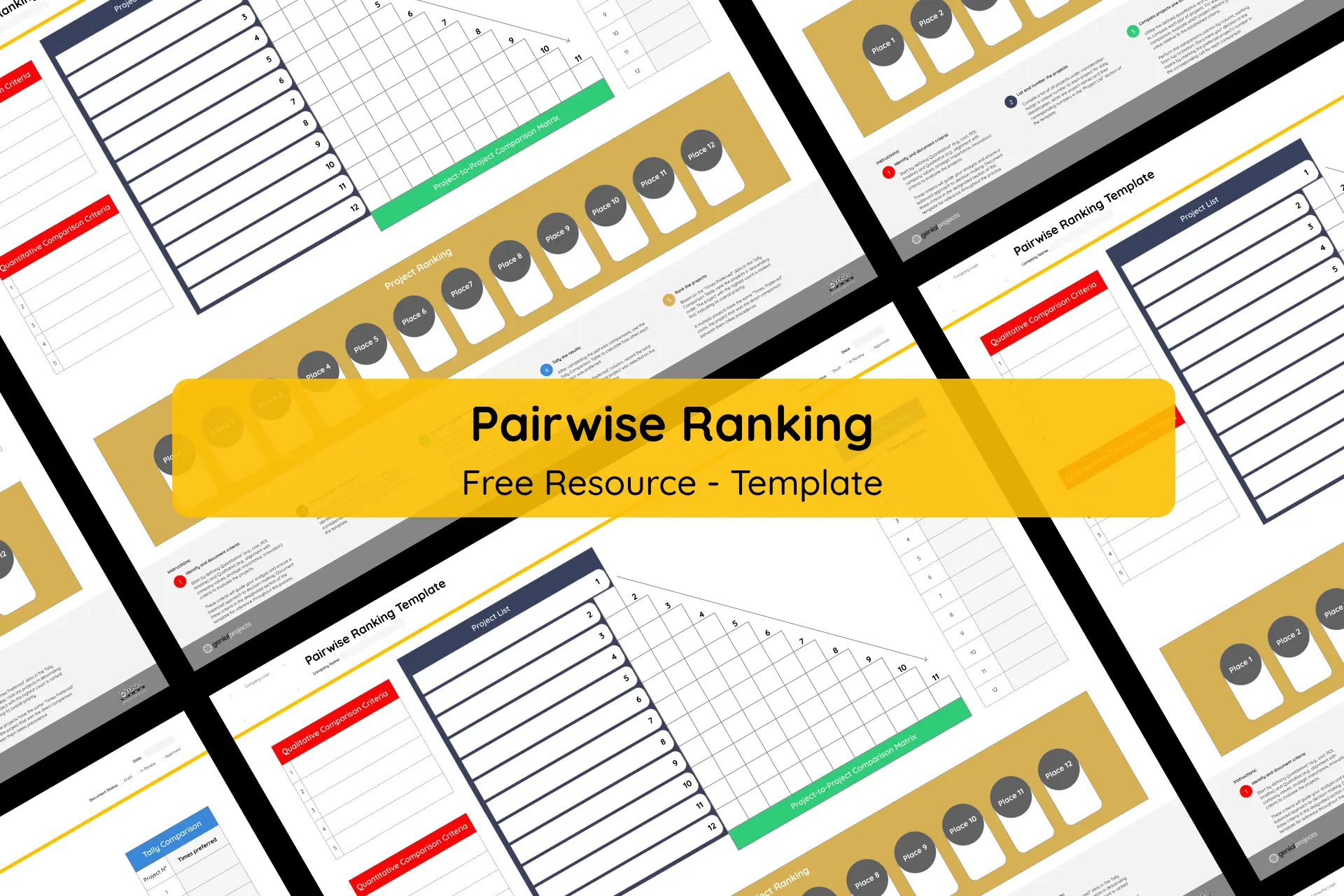 Plantilla de Selección de Proyectos por Comparación de Pares (Pairwise ...